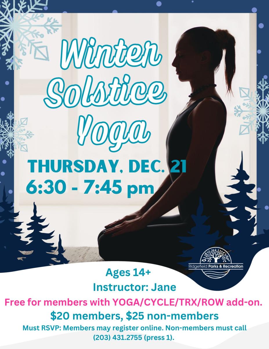 Winter Solstice Yoga (ages 14+) | Ridgefield Parks & Recreation